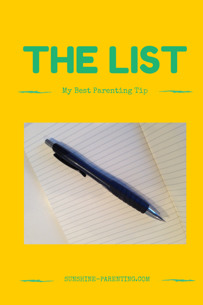 The List: My Best Parenting Tip | Sunshine Parenting