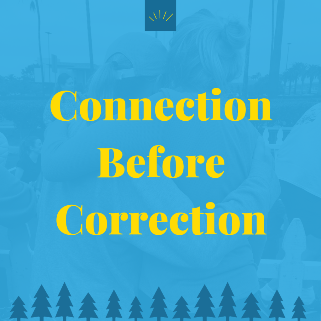 Connection Before Correction | Sunshine Parenting